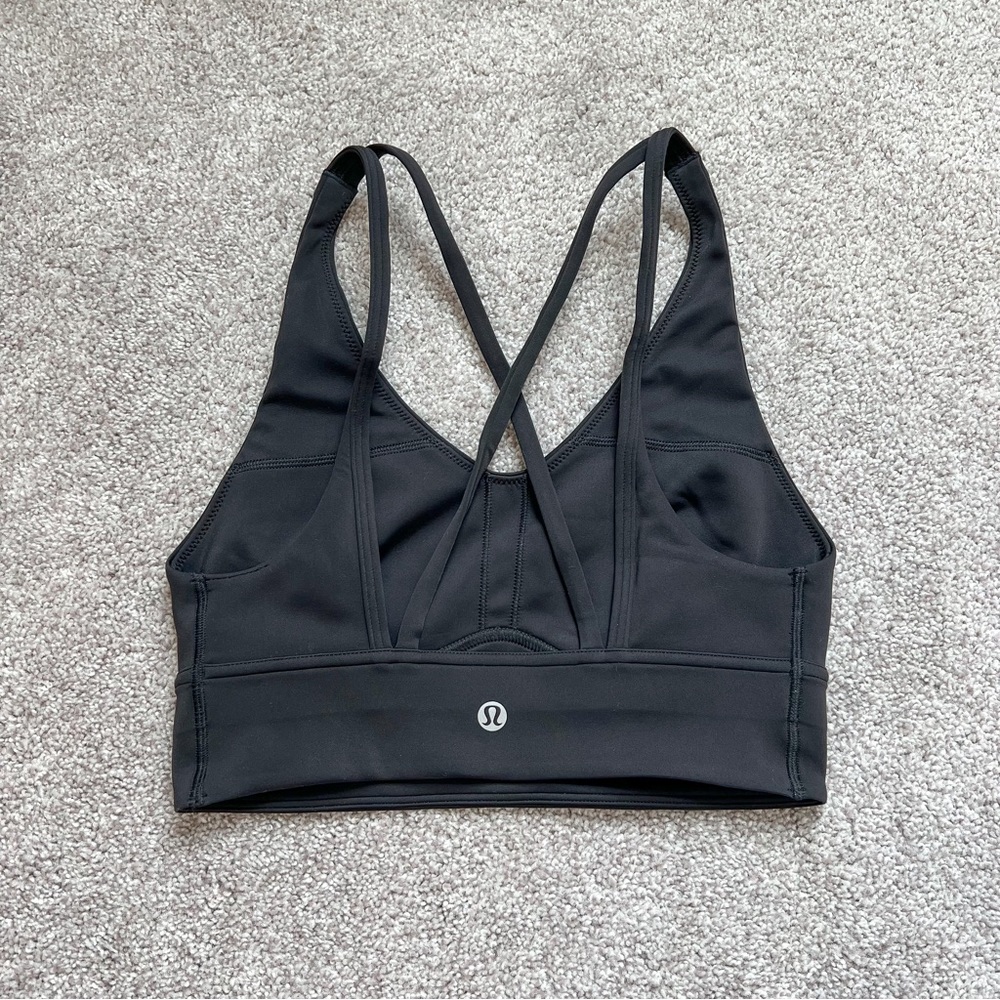 Lululemon In Alignment Long Line Bra - Gem